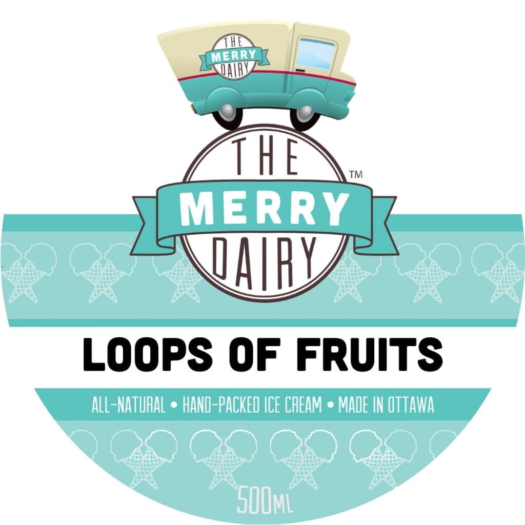 Loops of fruits • The Merry Dairy