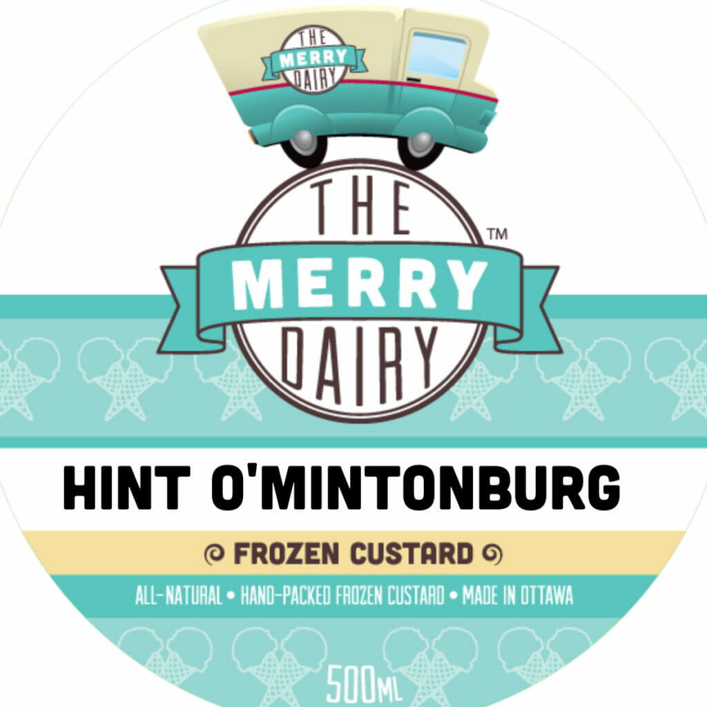 Hint O'Mintonburg Frozen Custard (GF) • The Merry Dairy