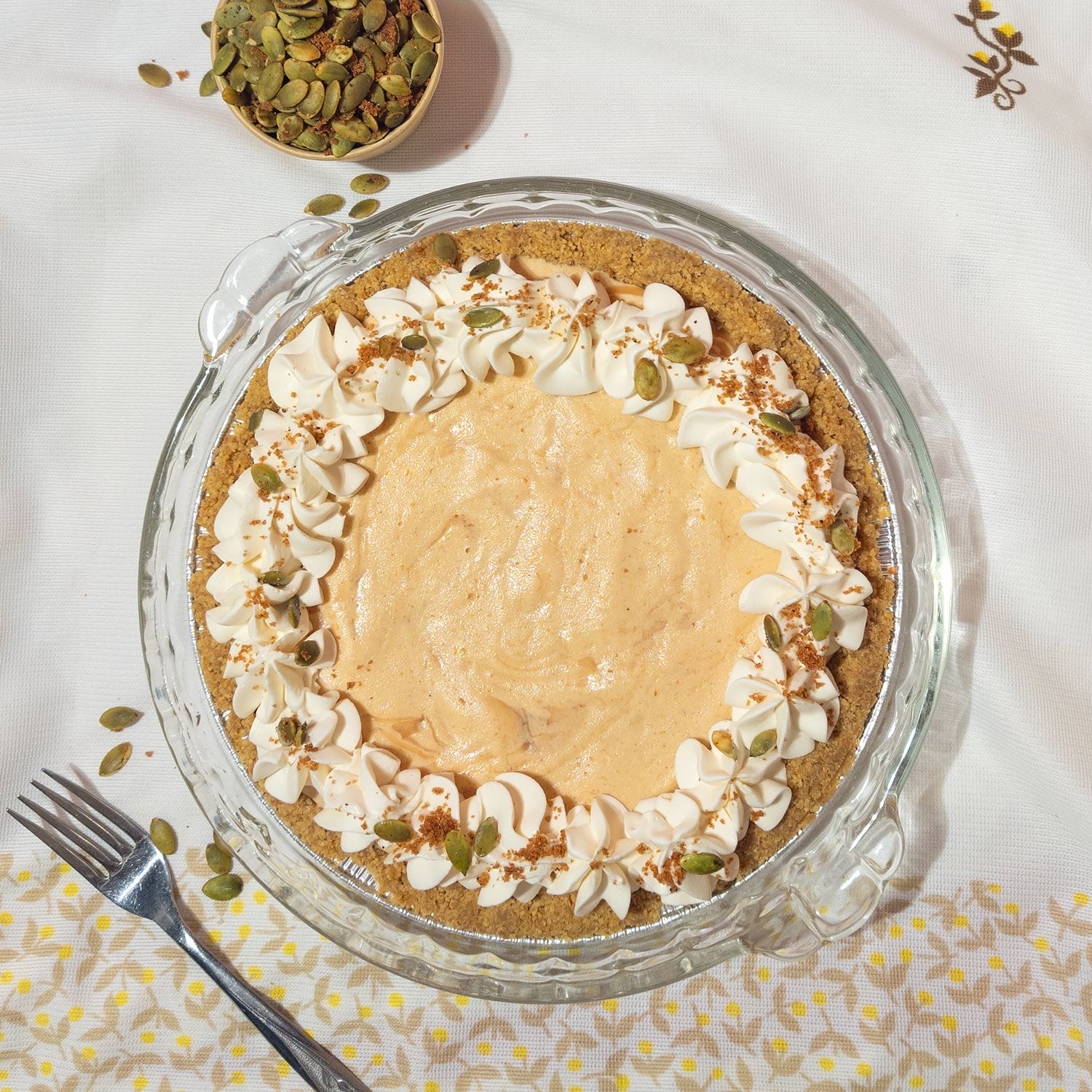 Pumpkin Caramel Ice Cream Pie • The Merry Dairy
